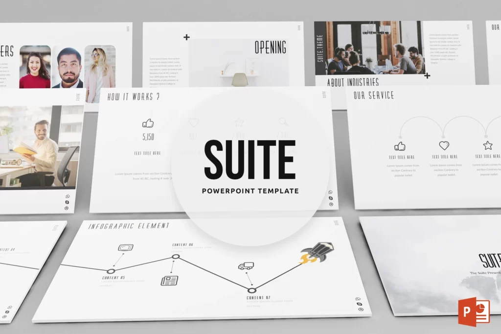 Suite Powerpoint Template | عالمكم