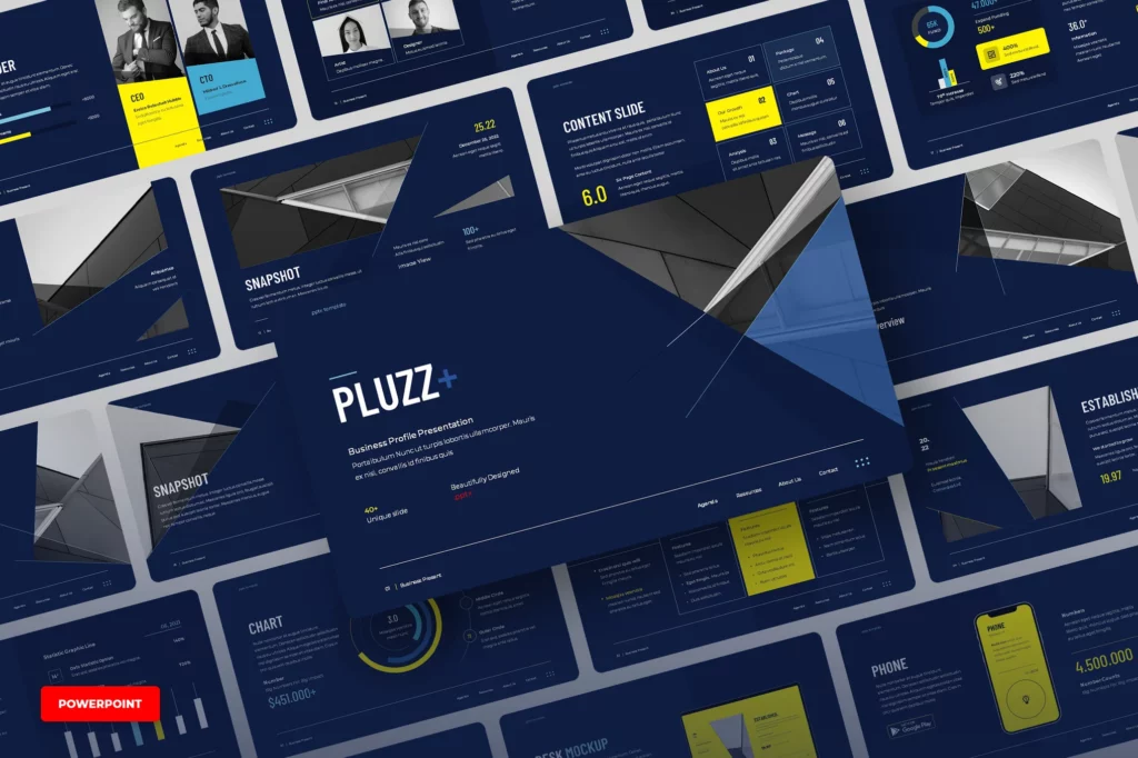 PLUZZ - Company Profile PowerPoint | عالمكم