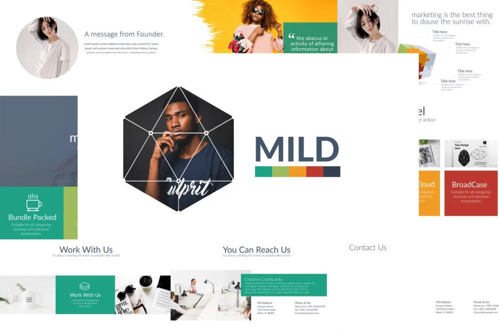 MILD Powerpoint Template | عالمكم