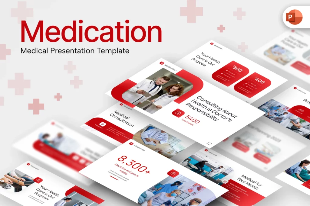 Medication Professional PowerPoint Template | عالمكم