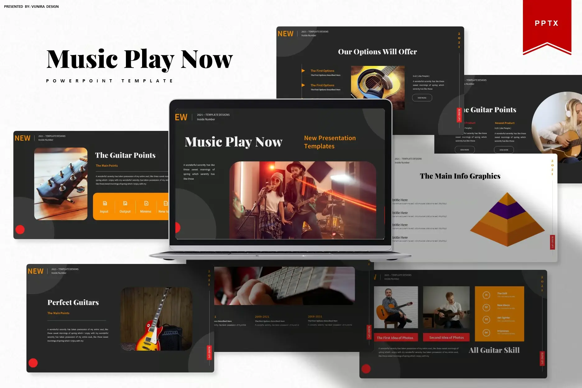Music Play Now | Powerpoint Template | عالمكم