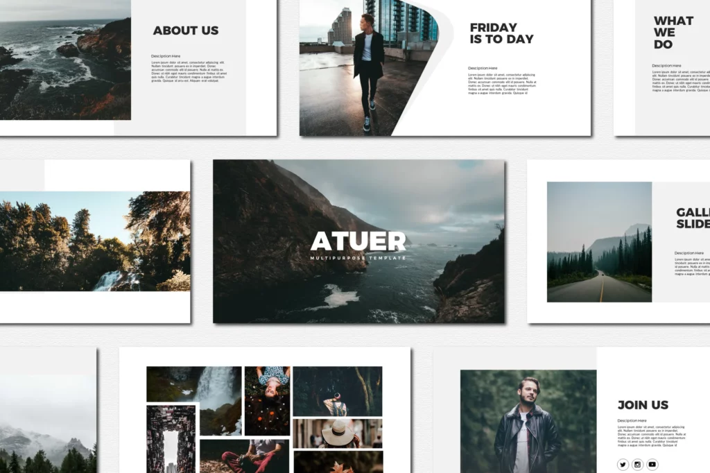 Atuer - Powerpoint Templates | عالمكم
