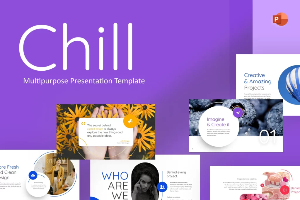 Chill Multipurpose PowerPoint Template | عالمكم