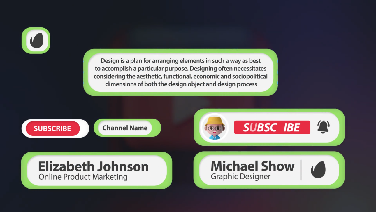 Youtube Lower Thirds | عالمكم