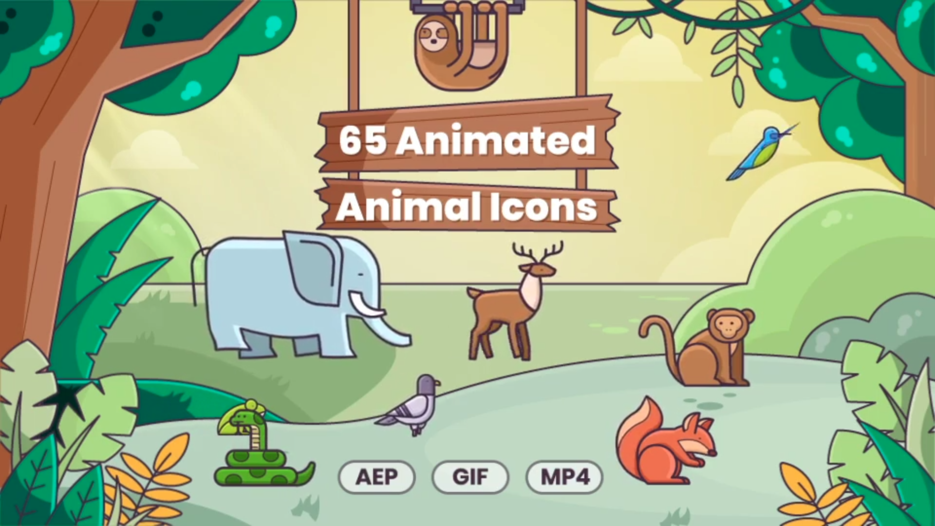 65 Animated Animal Icons | عالمكم