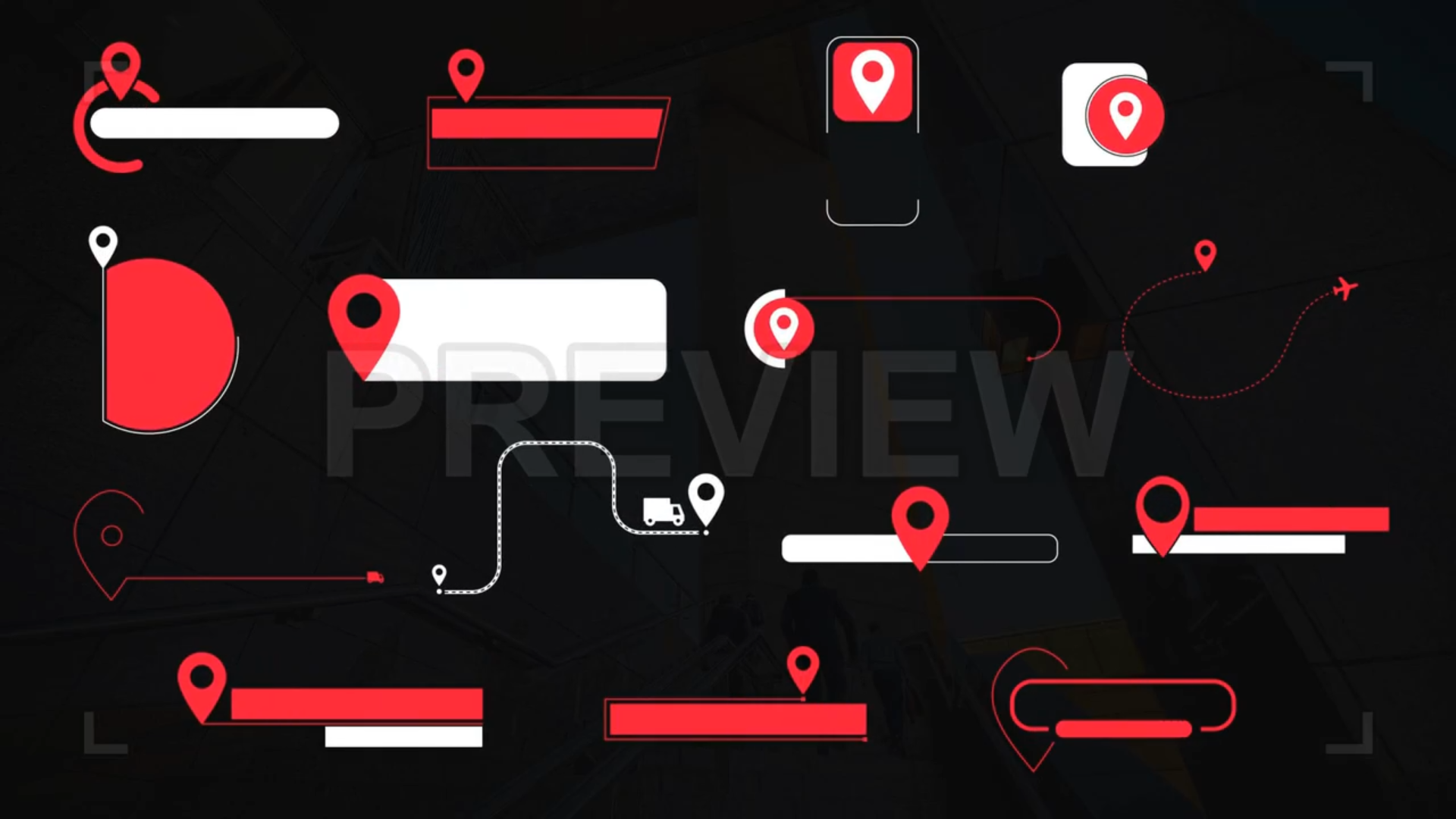 Pack Of Location Lower Thirds | عالمكم
