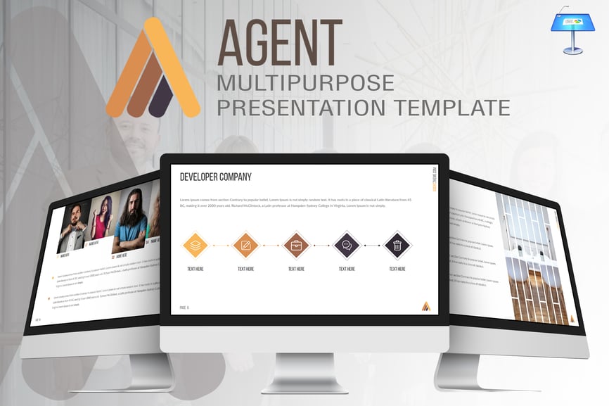 Agent - Powerpoint Template | عالمكم