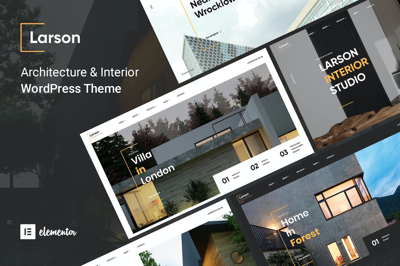 Larson - Architecture & Interior Design WordPress | عالمكم